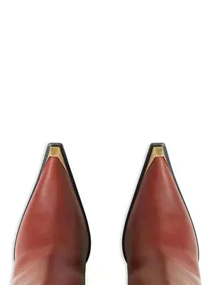 Etro Metallic Toe-cap Knee-high Boots