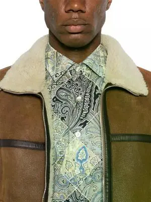Etro Paisley-print Cotton Shirt - Blue