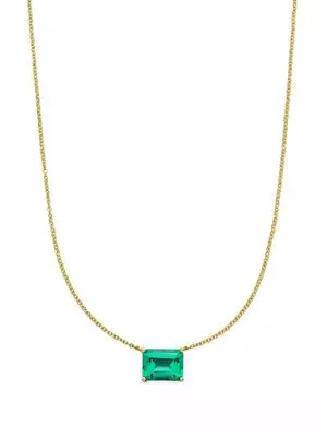 VEYNOU 14kt Recycled Yellow Eden Emerald Necklace - Gold