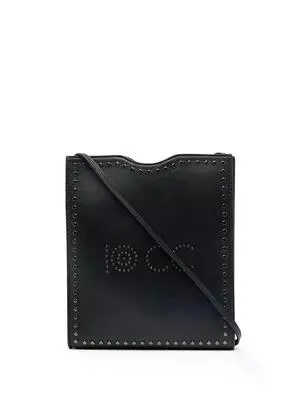 10 CORSO COMO Logo-studded Leather Shoulder Bag