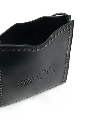 10 CORSO COMO Logo-studded Leather Shoulder Bag
