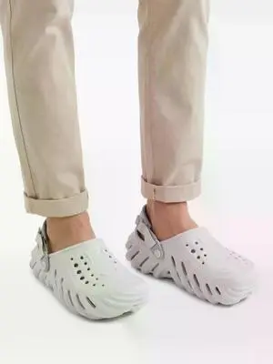 CROCS Cut-out Detail Chunky Sandals - Grey