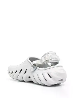 CROCS Cut-out Detail Chunky Sandals - Grey