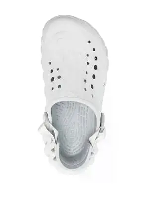 CROCS Cut-out Detail Chunky Sandals - Grey