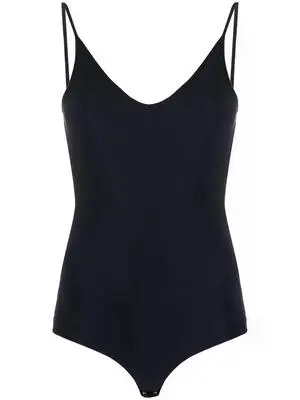 JIL SANDER V-neck Stretch Bodysuit