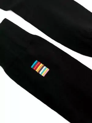 Paul Smith Artist Stripe Socks - Black