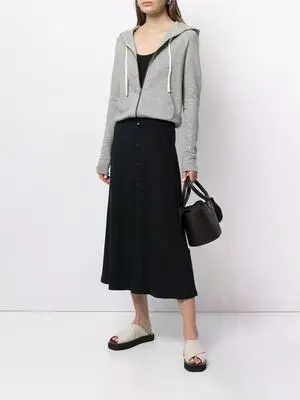 JAMES PERSE Fleece Drawstring Hoodie