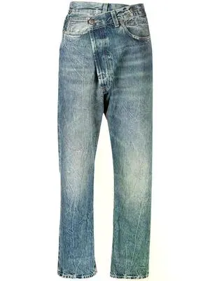 R13 Crossover High-rise Jeans