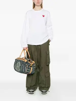 Play Comme Des Garcon Appliqué Long-sleeve T-shirt