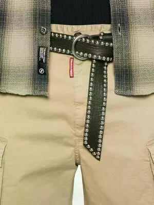 Dsquared2 Logo-tag Cargo Shorts - Brown
