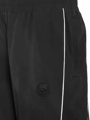 PLEIN SPORT Logo-patch Track Pants - Black