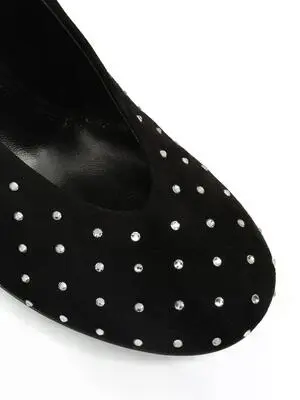 SERGIO ROSSI Embellished Sculpted Heel Pumps