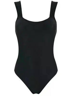 AMIR SLAMA Cut-out One-piece - Black