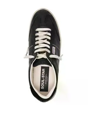GOLDEN GOOSE Soul Star Bio-based Nappa Trainers - Black