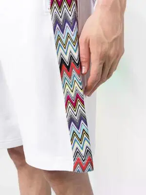 Missoni Signature Zigzag-detail Shorts - White
