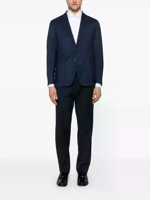 Tagliatore Single-breasted Blazer - Blue