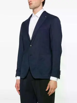Tagliatore Single-breasted Blazer - Blue