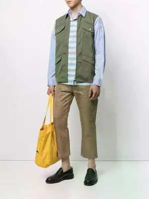 Junya Watanabe Embroidered Cropped Chinos