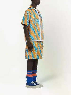 Marni Wave Daisy-print Shorts