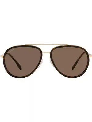 Burberry Oliver Pilot Sunglasses - Gold