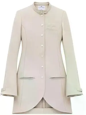 Courreges Logo Coats For Women