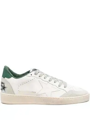GOLDEN GOOSE Ball Star Leather Sneakers - Green