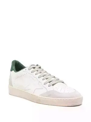 GOLDEN GOOSE Ball Star Leather Sneakers - Green