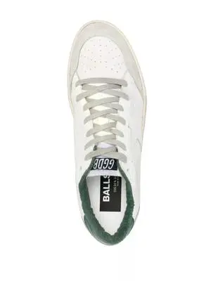 GOLDEN GOOSE Ball Star Leather Sneakers - Green