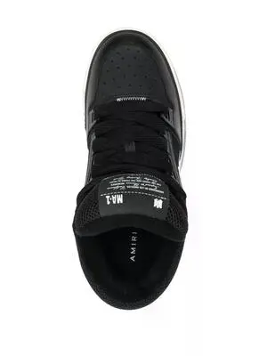 Amiri Ma-1 Leather Sneakers - Black