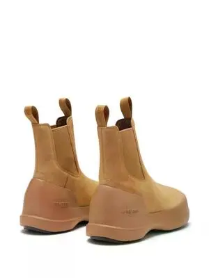 Moon Boot Luna Logo-embossed Chelsea Boots - Neutrals