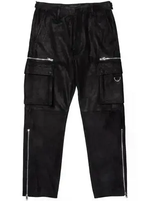 PURPLE BRAND Zipped Cargo Trousers