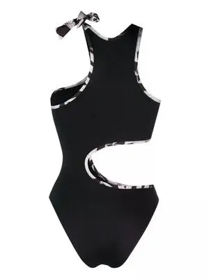 Pinko Cut-out Logo-print Swimsuit
