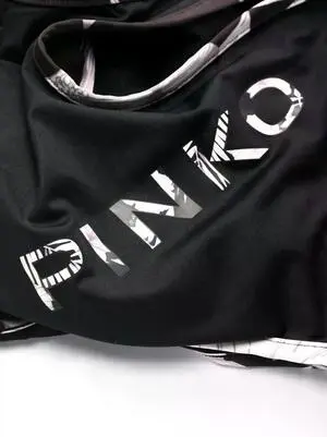 Pinko Cut-out Logo-print Swimsuit