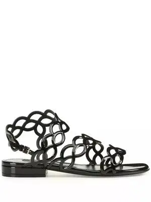 SERGIO ROSSI Sr Mermaid Leather Sandals