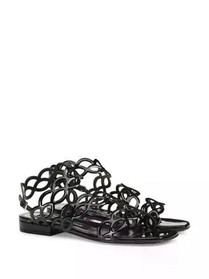 SERGIO ROSSI Sr Mermaid Leather Sandals