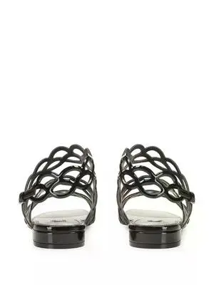 SERGIO ROSSI Sr Mermaid Leather Sandals