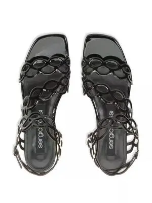 SERGIO ROSSI Sr Mermaid Leather Sandals