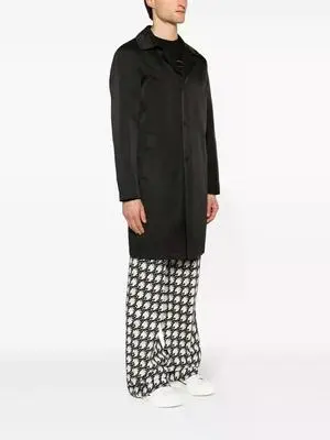 Karl Lagerfeld Press-stud Single-breasted Coat