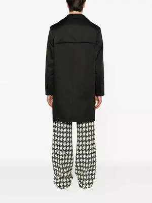 Karl Lagerfeld Press-stud Single-breasted Coat