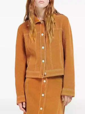 BARRIE Button-up Jacket - Brown