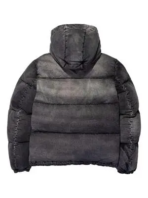 PURPLE BRAND Denim Padded Hooded Jacket