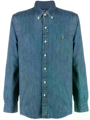 Polo Ralph Lauren Logo-embroidered Button-down Shirt