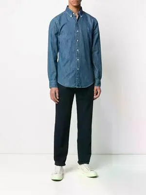 Polo Ralph Lauren Logo-embroidered Button-down Shirt