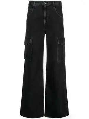 AGOLDE Mid-rise Wide-leg Jeans