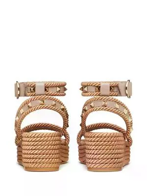 Valentino Garavani Rockstud Flatform Sandals