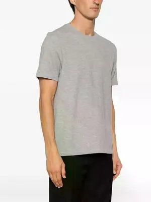 Thom Browne Rwb-stripe Piqué T-shirt - Grey