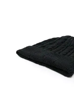 Roberto Cavalli Distressed-effect Beanie