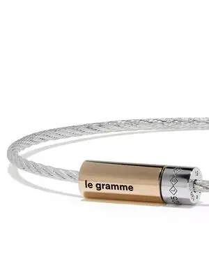 Le Gramme 18kt Gold And 7g Bicolor Cable Bracelet