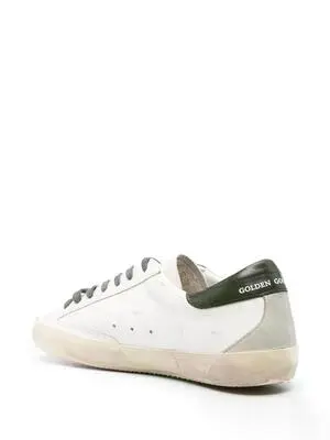 GOLDEN GOOSE Superstar Low-top Sneakers With Red Star Detail