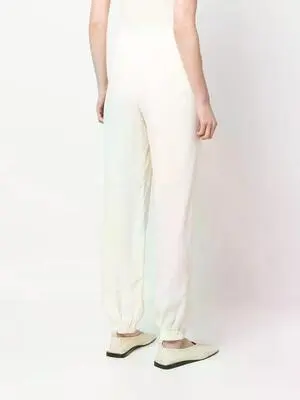JIL SANDER Elasticated Drawstring Trousers - Neutrals